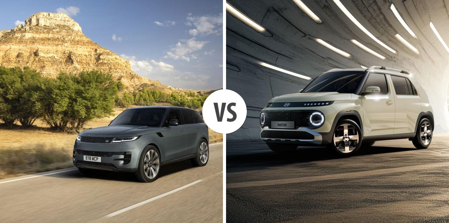 Land Rover Range Rover Sport VS Hyundai Inster – Vergleiche Preise ...