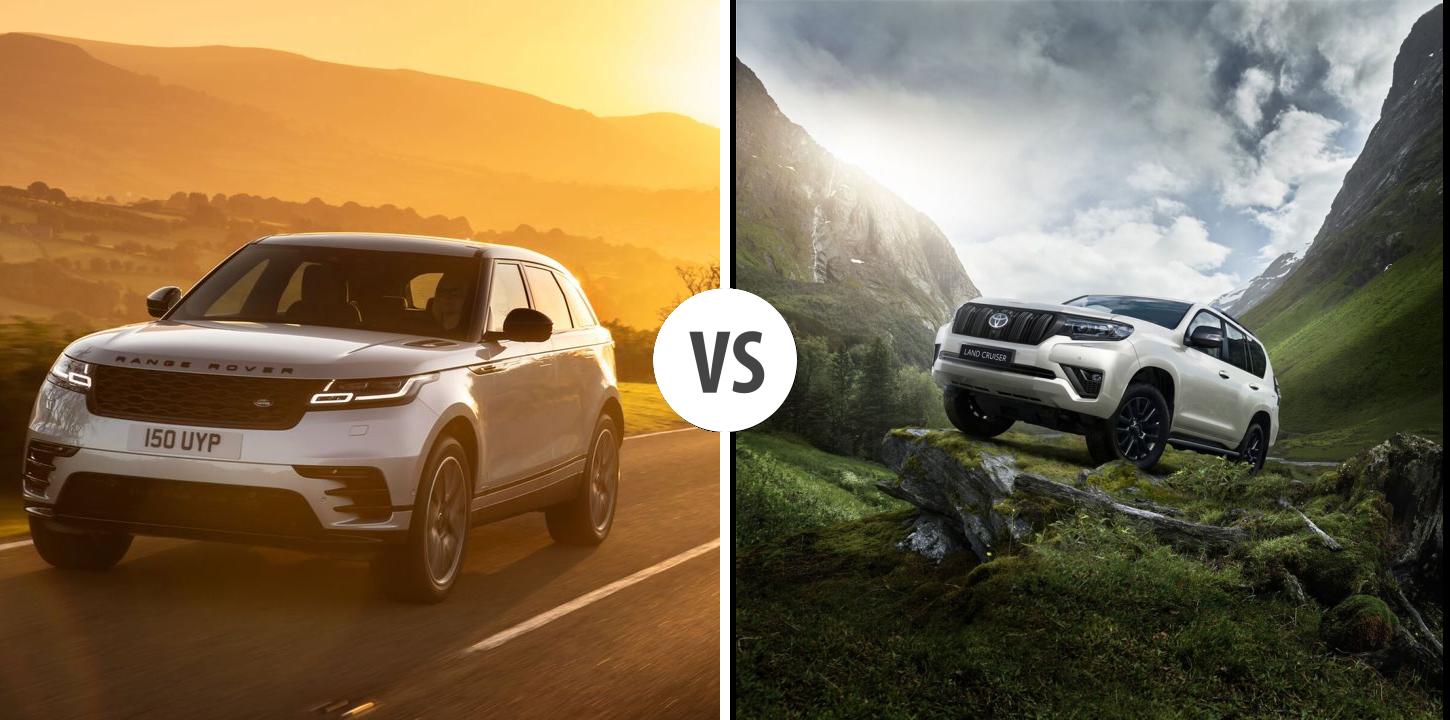 Land Rover Range Rover Velar VS Toyota Land Cruiser Autovergleich ...
