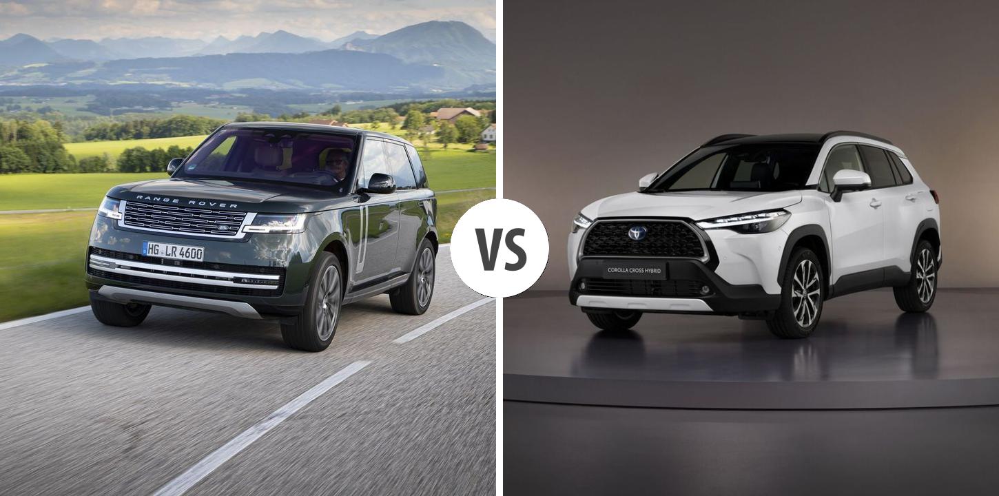 Land Rover Range Rover VS Toyota Corolla Cross – Vergleiche Preise ...