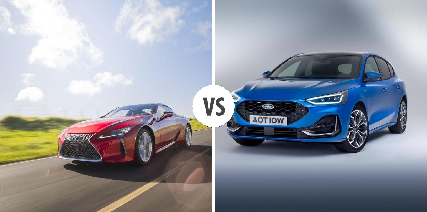 Lexus LC VS Ford Focus – Vergleiche Preise, Leistung, Kofferraum ...