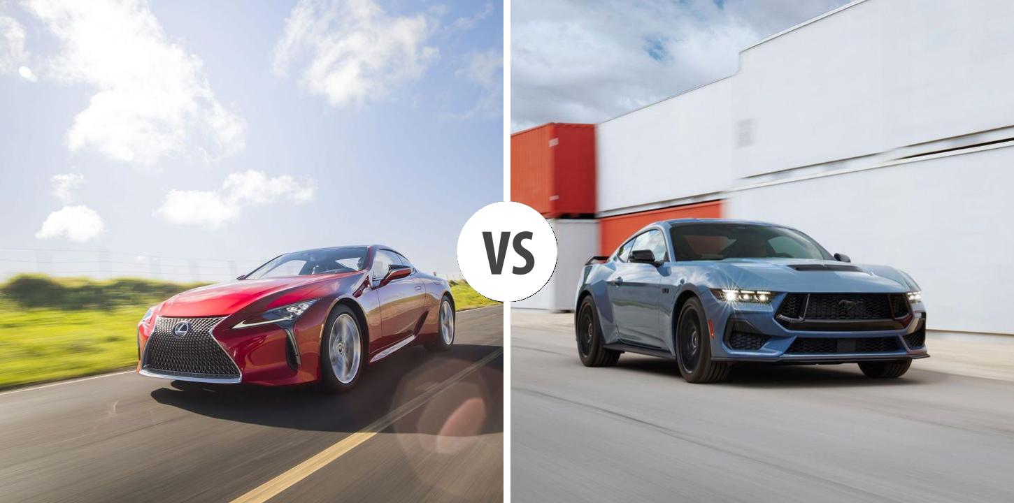 Lexus LC VS Ford Mustang Fastback – Vergleiche Preise, Leistung ...
