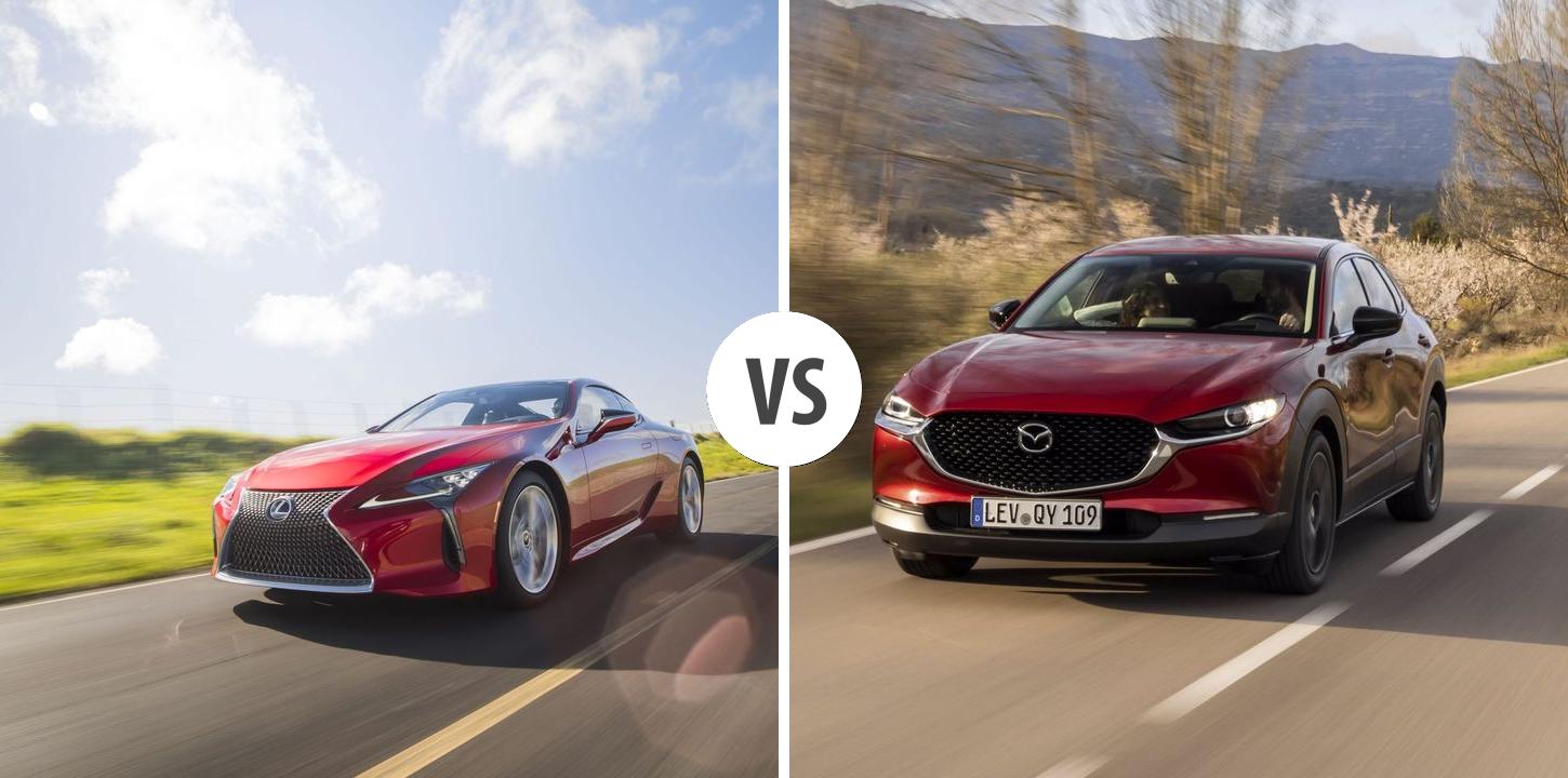 Lexus LC VS Mazda CX-30 Autovergleich | AUTOGOTT.DE