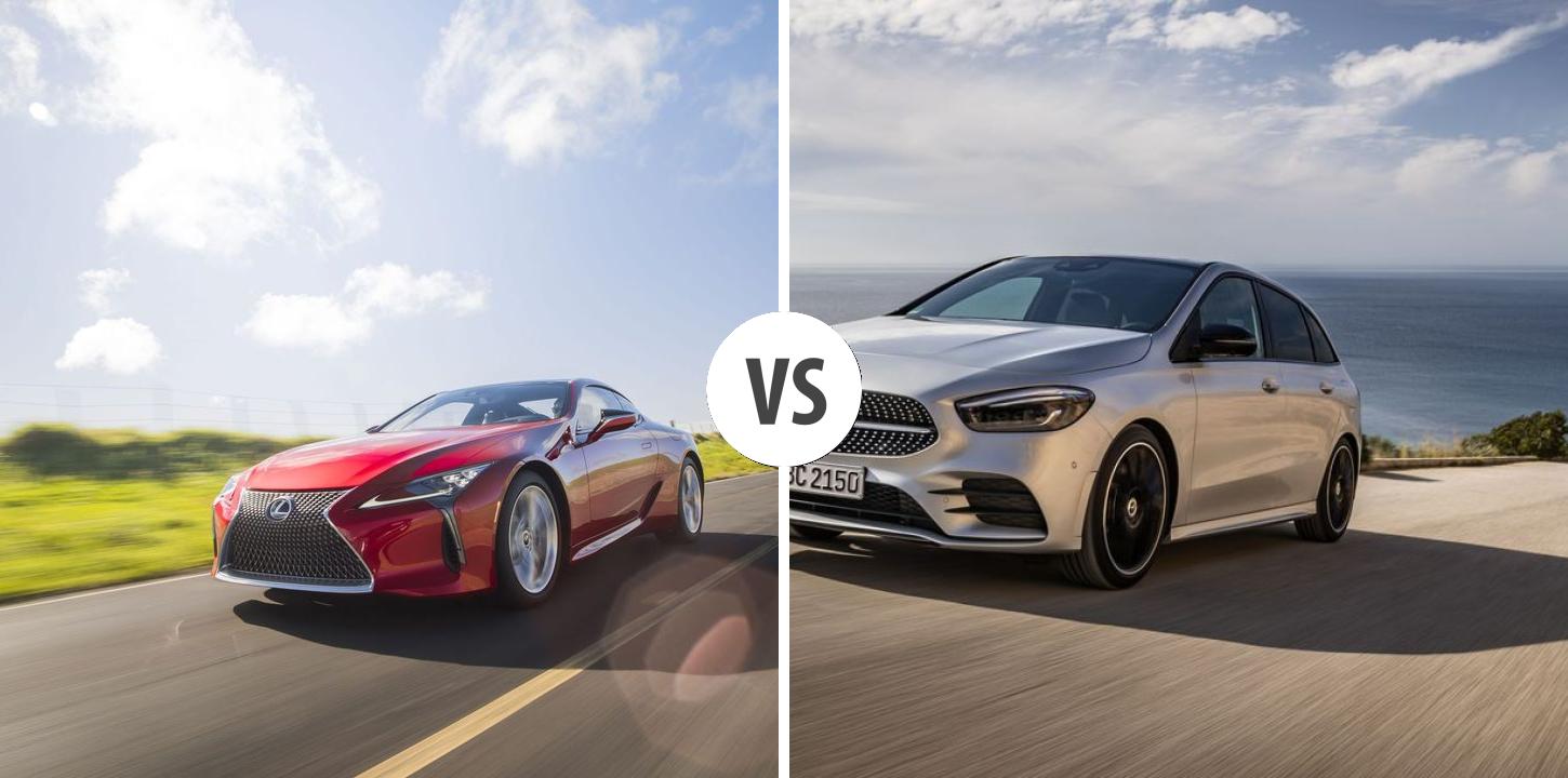 Lexus LC VS Mercedes B-Klasse – Vergleiche Preise, Leistung, Kofferraum ...