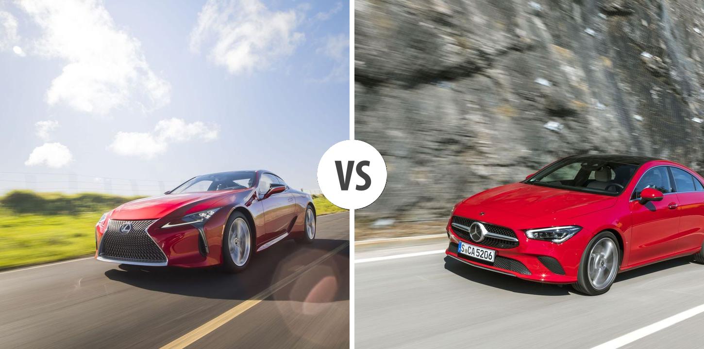 Lexus LC VS Mercedes CLA Coupé Autovergleich | AUTOGOTT.DE