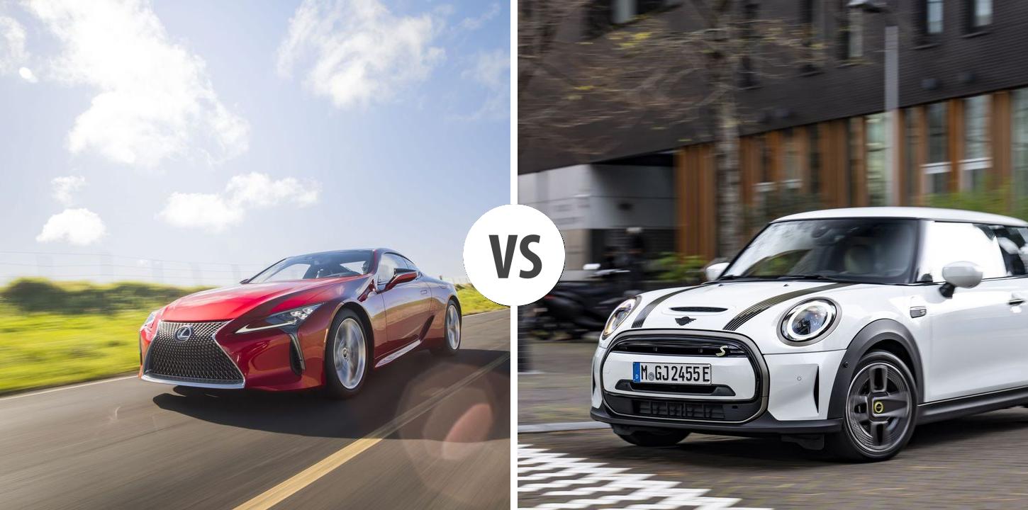 Lexus LC VS Mini Cooper Electric Autovergleich | AUTOGOTT.DE