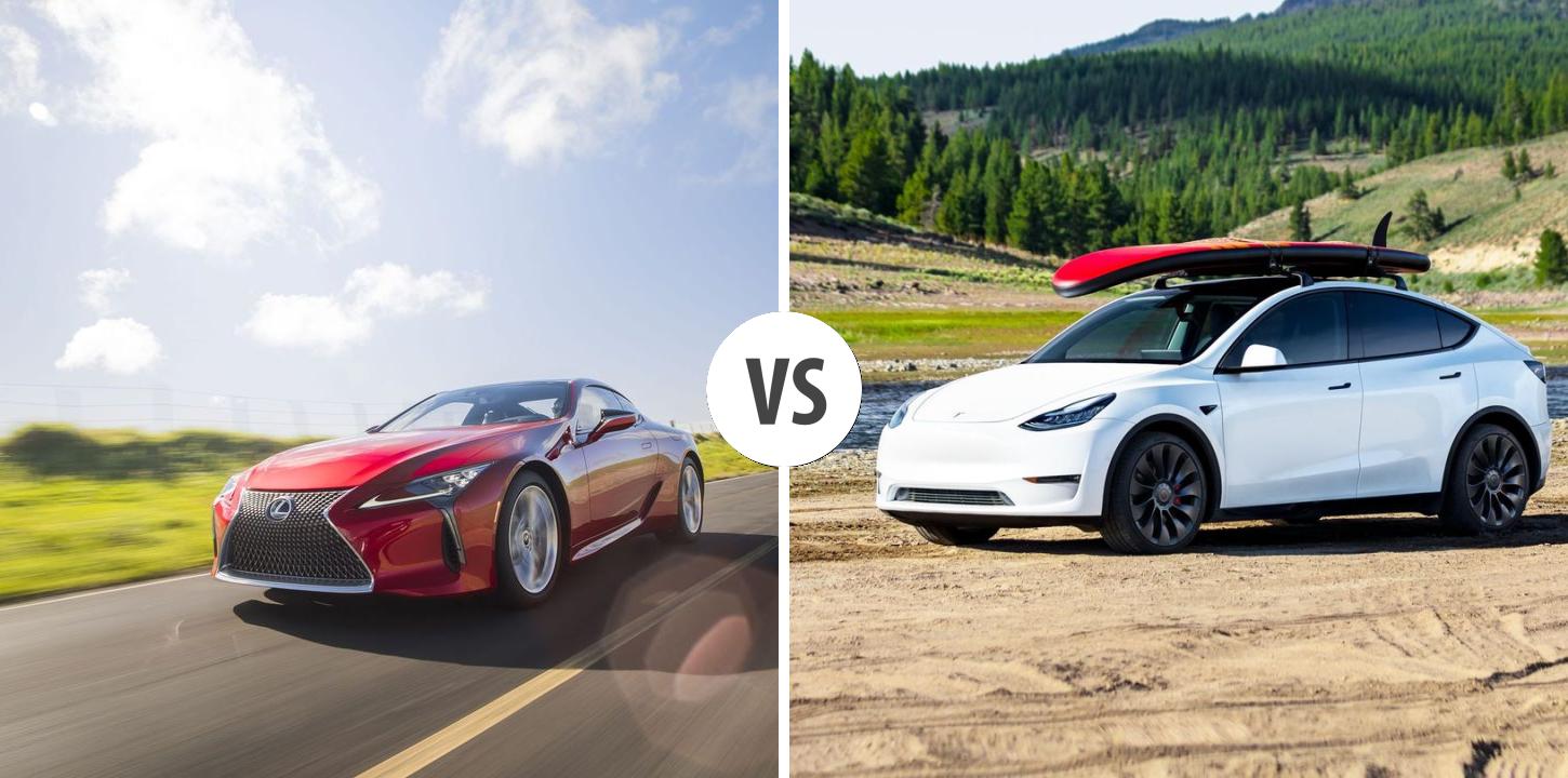 Lexus LC VS TESLA Model Y – Vergleiche Preise, Leistung, Kofferraum ...