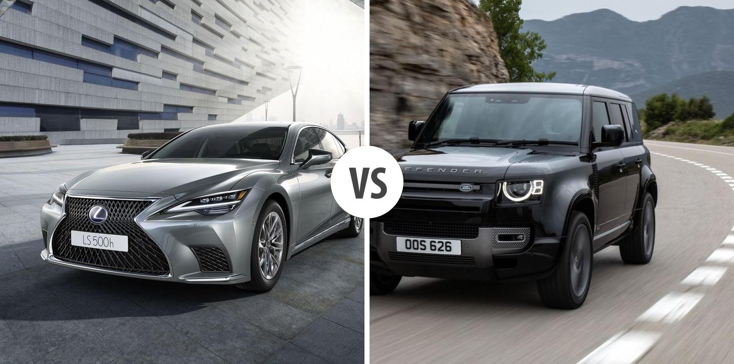 Lexus LS VS Land Rover Defender Autovergleich | AUTOGOTT.DE