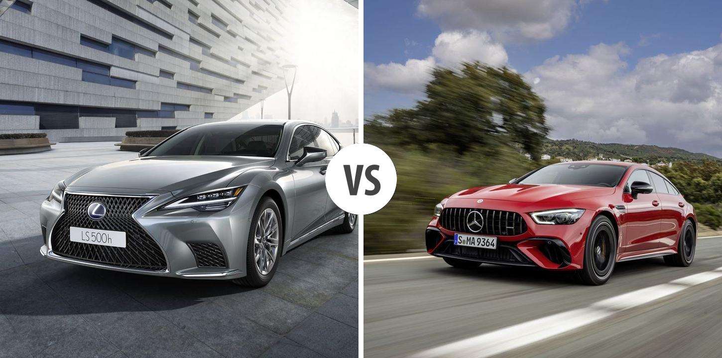 Lexus LS VS Mercedes AMG GT 4-Türer Coupé – Vergleiche Preise, Leistung ...