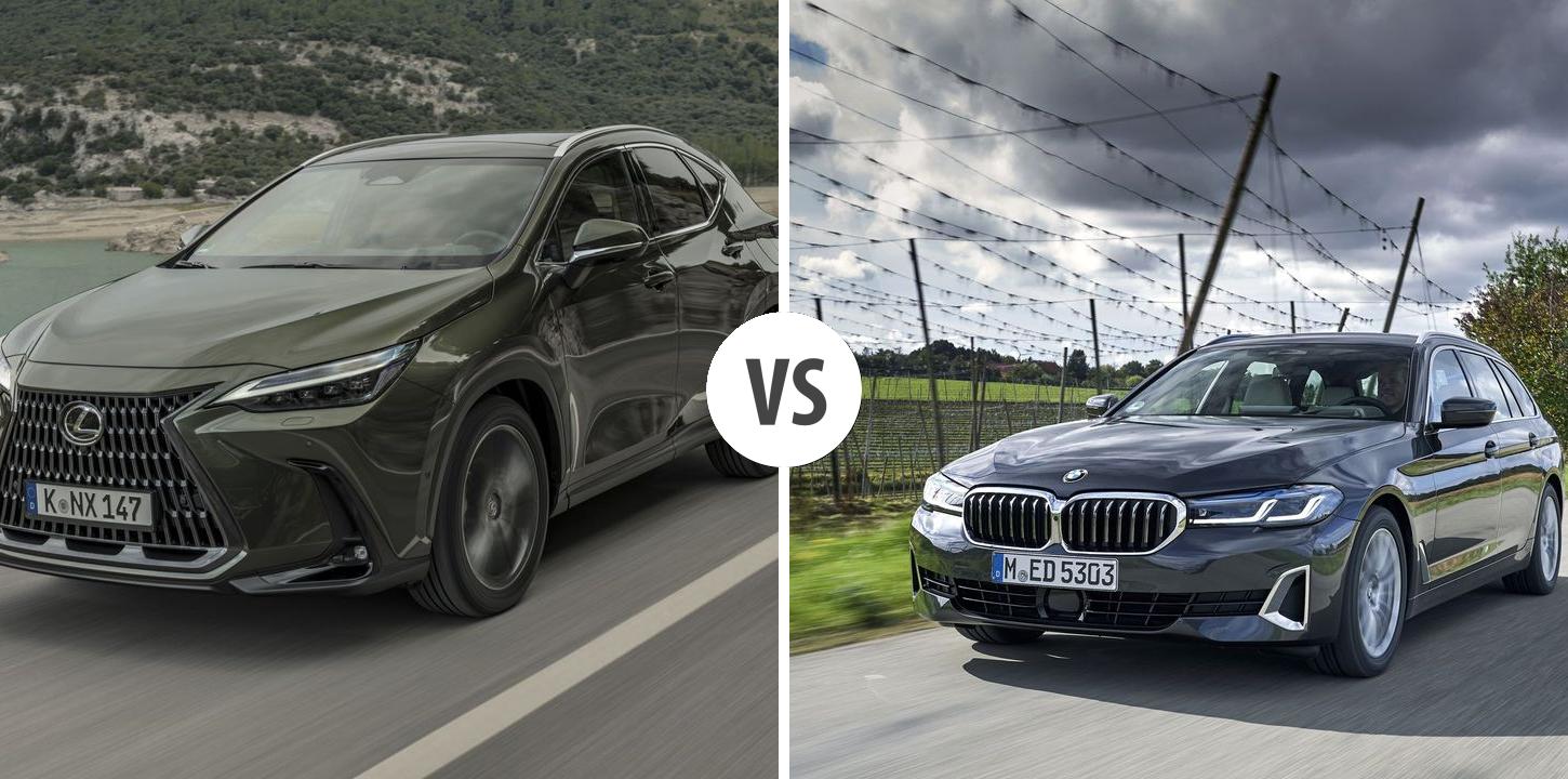 Lexus NX VS BMW 5er Touring – Vergleiche Preise, Leistung, Kofferraum ...