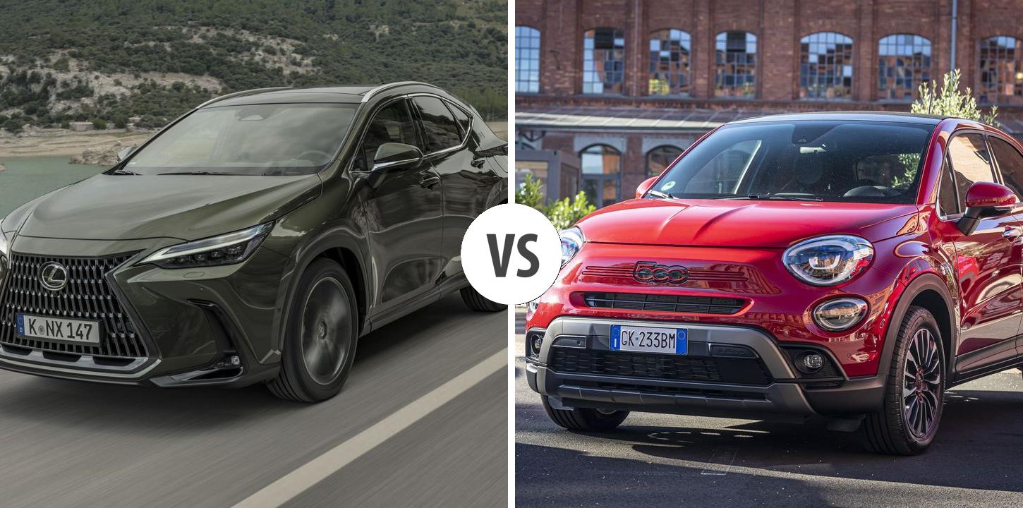 Lexus NX VS FIAT 500X Autovergleich | AUTOGOTT.DE