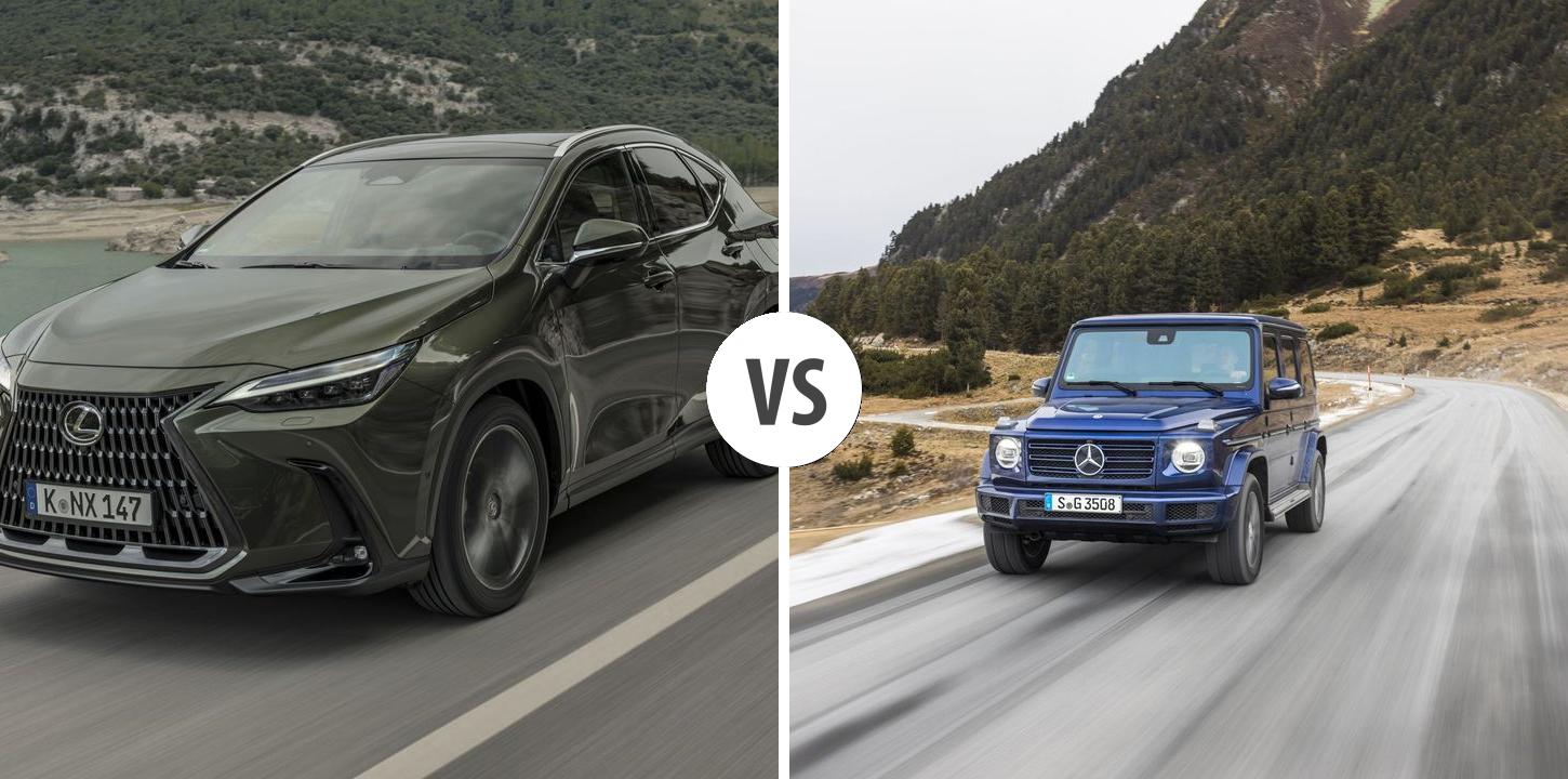 Lexus NX VS Mercedes G-Klasse – Vergleiche Preise, Leistung, Kofferraum ...