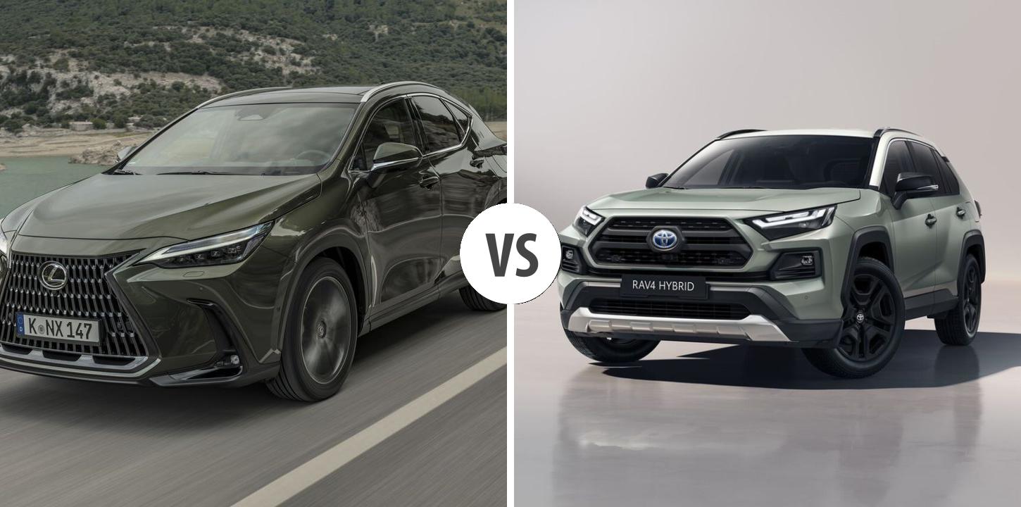 Lexus NX VS Toyota RAV4 – Vergleiche Preise, Leistung, Kofferraum & Ausstattungen | AUTOGOTT.DE