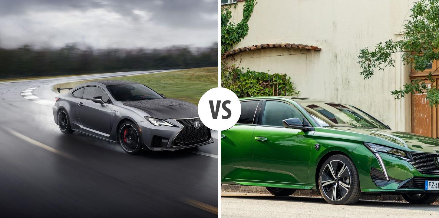 Lexus RC VS Peugeot 308 Schrägheck Elektro – Vergleiche Preise ...
