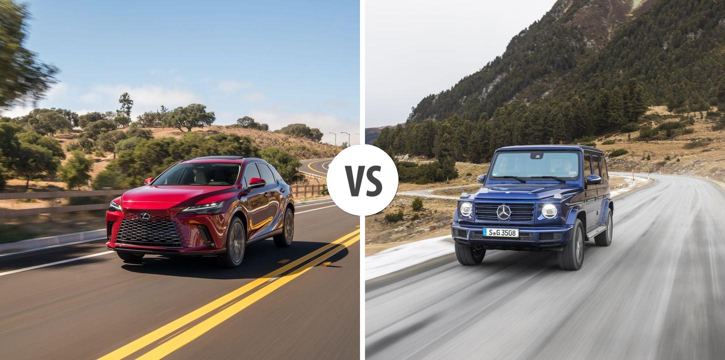 Lexus RX VS Mercedes G-Klasse – Vergleiche Preise, Leistung, Kofferraum ...