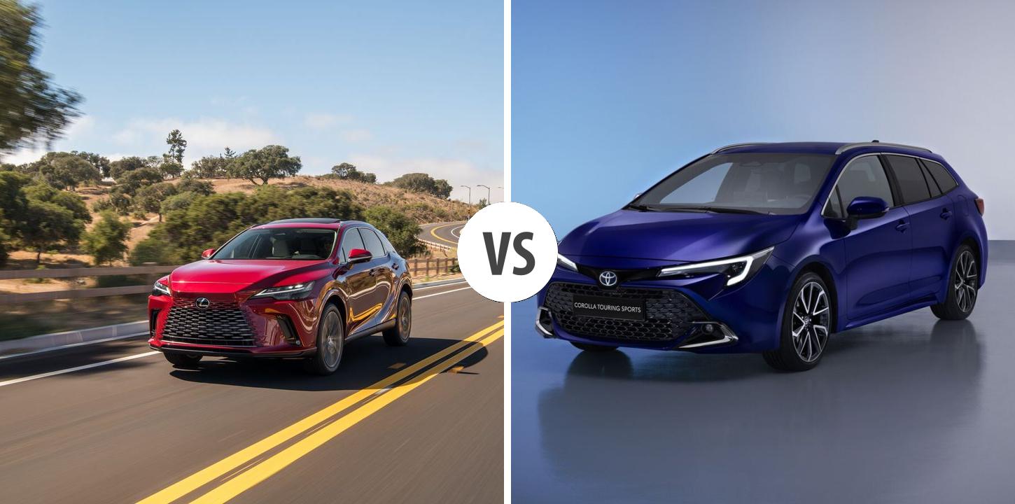 Lexus RX VS Toyota Corolla Touring Sports Autovergleich | AUTOGOTT.DE