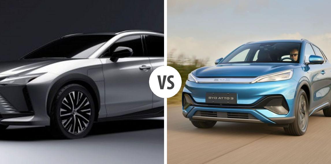 Lexus RZ VS BYD Atto 3 – Vergleiche Preise, Leistung, Kofferraum ...