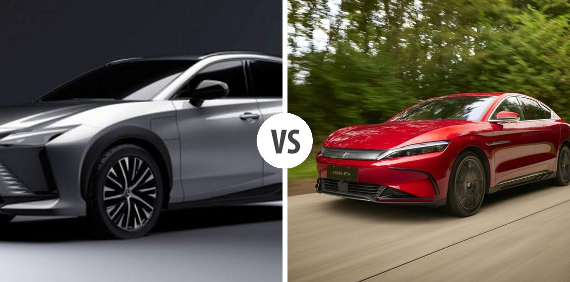 Lexus RZ VS BYD Han – Vergleiche Preise, Leistung, Kofferraum ...