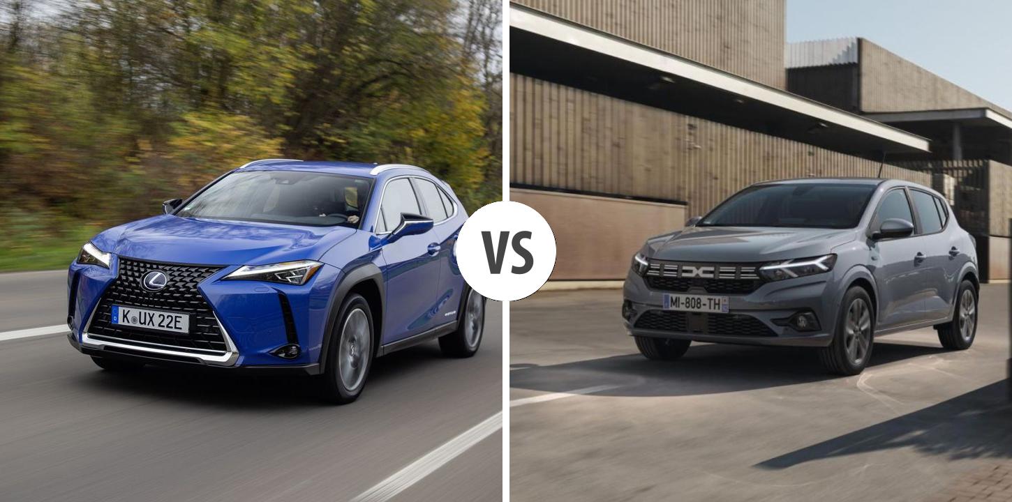 Lexus UX Elektro VS Dacia Sandero – Vergleiche Preise, Leistung ...