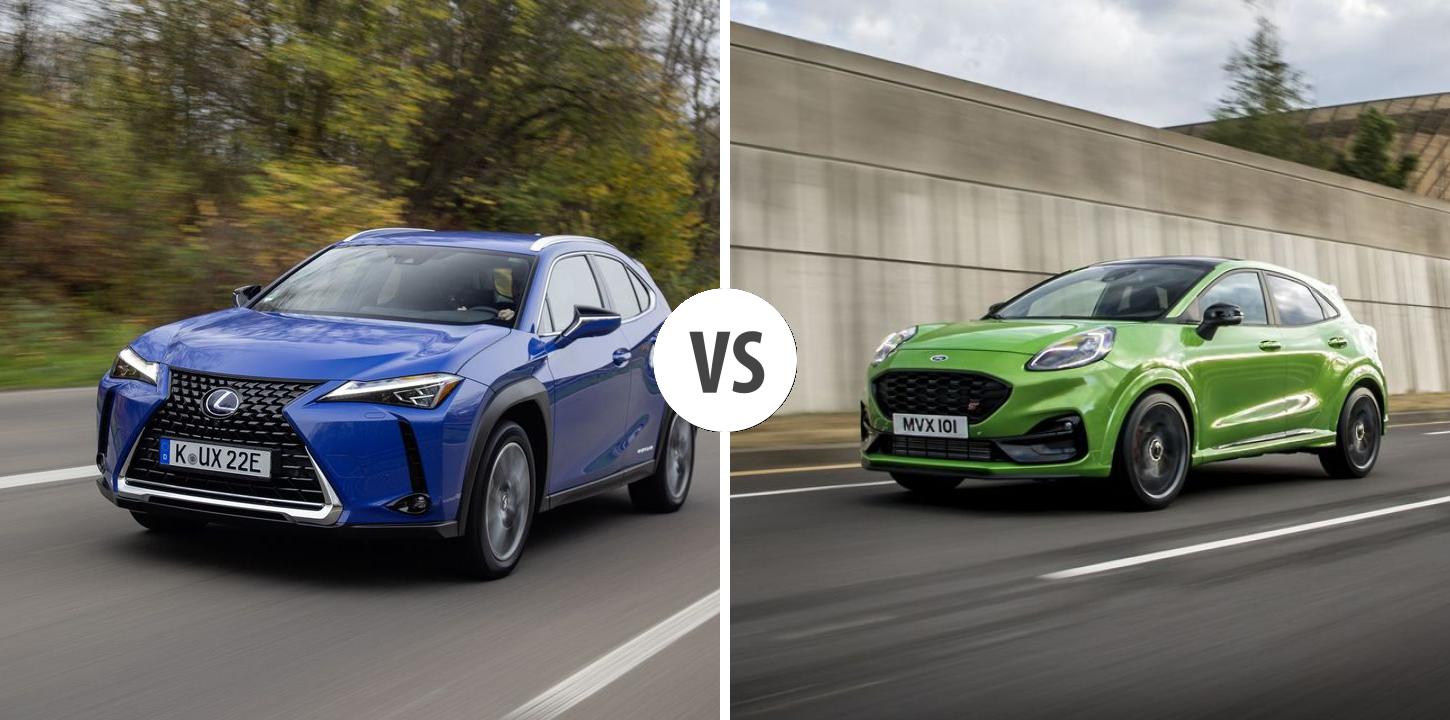 Lexus UX Elektro VS Ford Puma – Vergleiche Preise, Leistung, Kofferraum ...