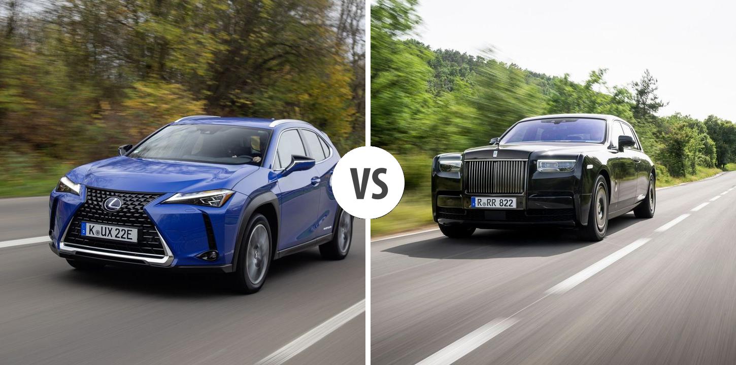 Lexus UX Elektro VS Rolls-Royce Phantom – Vergleiche Preise, Leistung ...