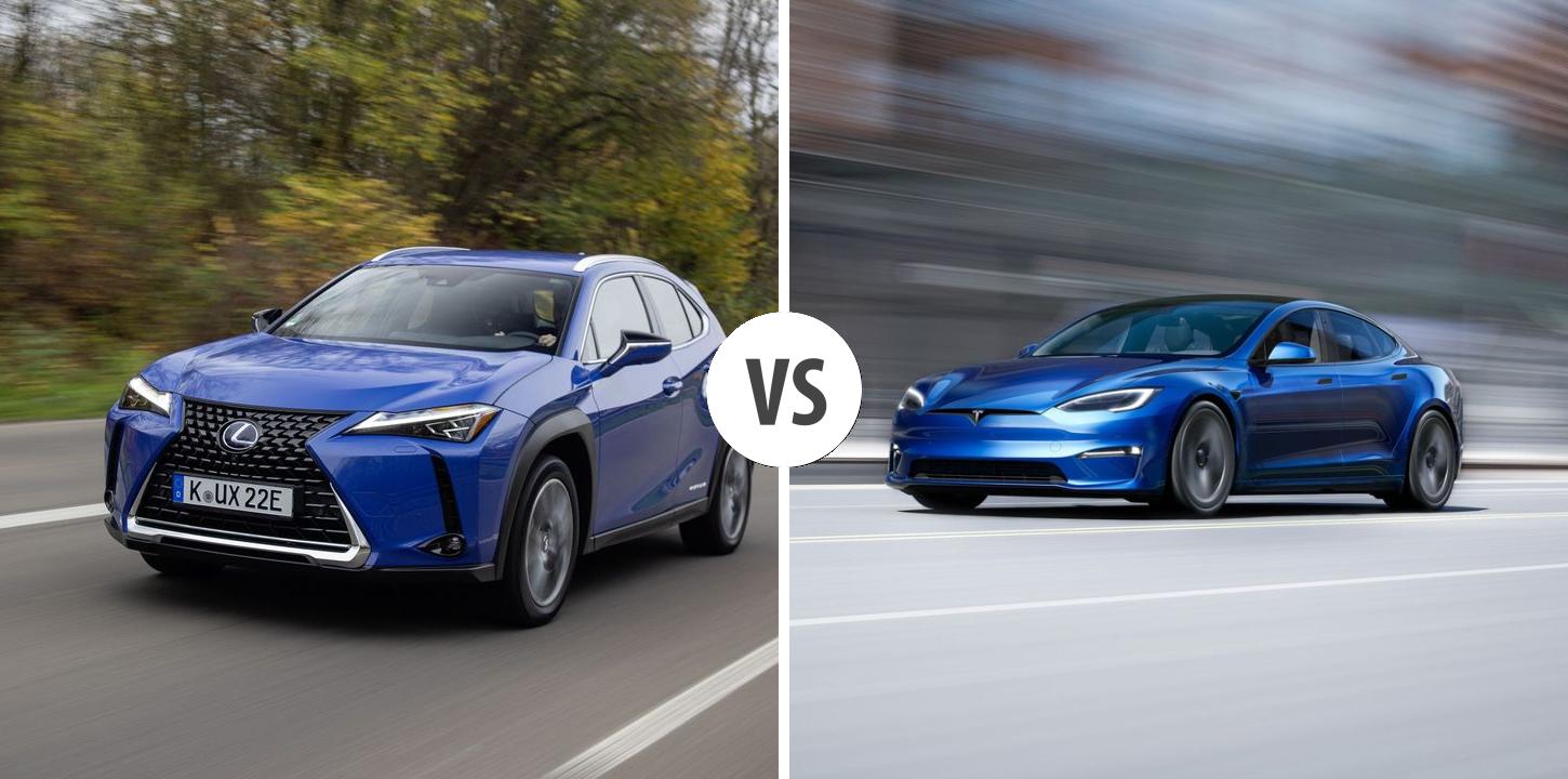 Lexus UX Elektro VS TESLA Model S Autovergleich | AUTOGOTT.DE