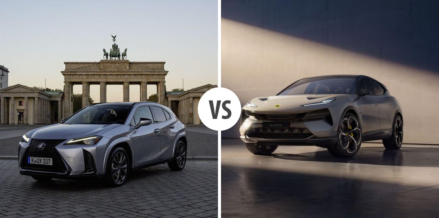Lexus UX VS Lotus Eletre – Vergleiche Preise, Leistung, Kofferraum ...