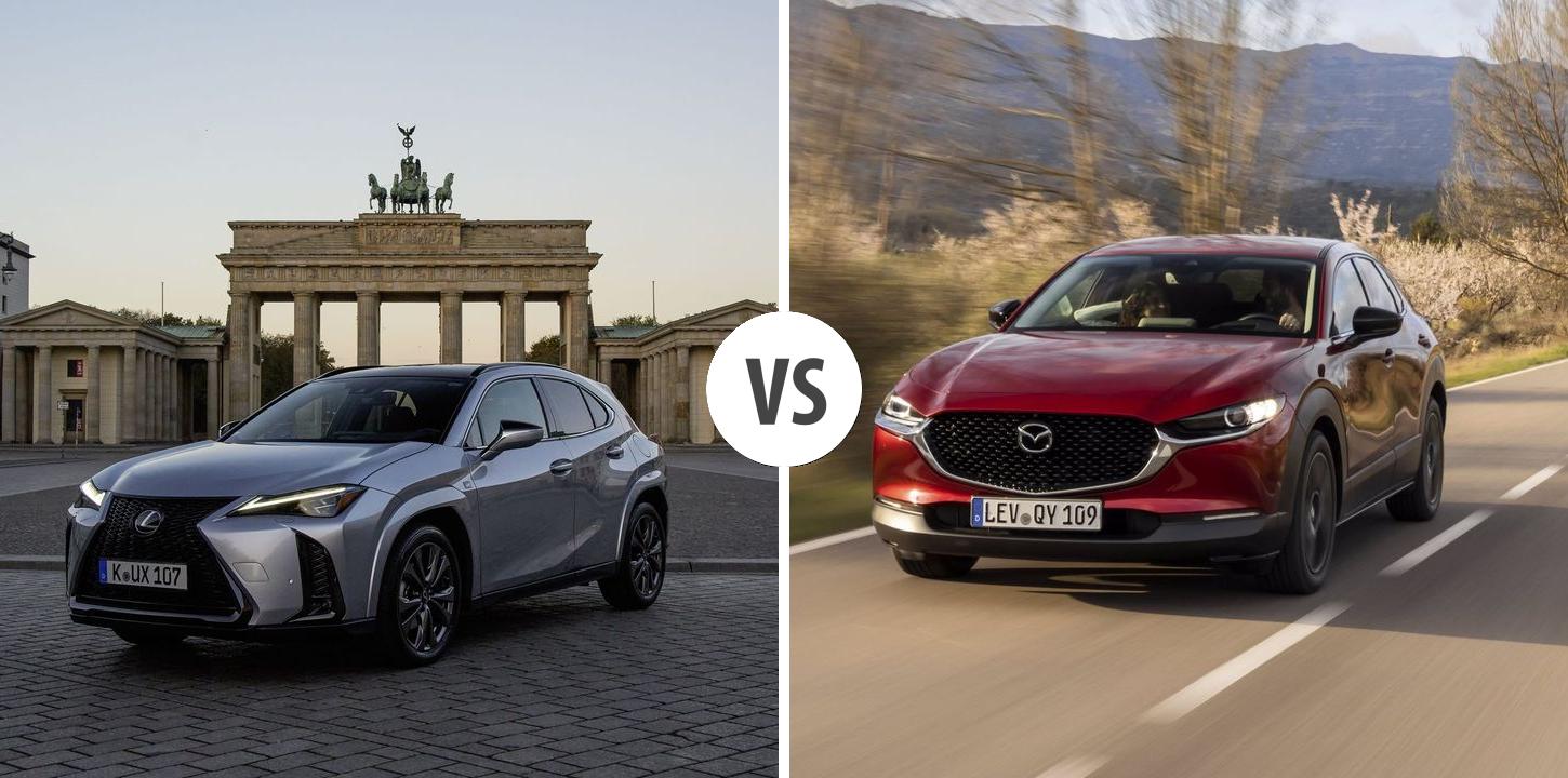 Lexus UX VS Mazda CX-30 – Vergleiche Preise, Leistung, Kofferraum ...