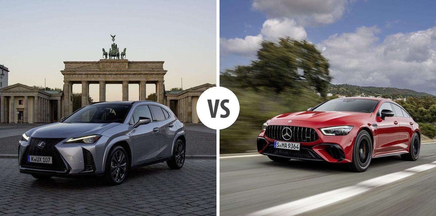 Lexus UX VS Mercedes AMG GT 4-Türer Coupé – Vergleiche Preise, Leistung ...