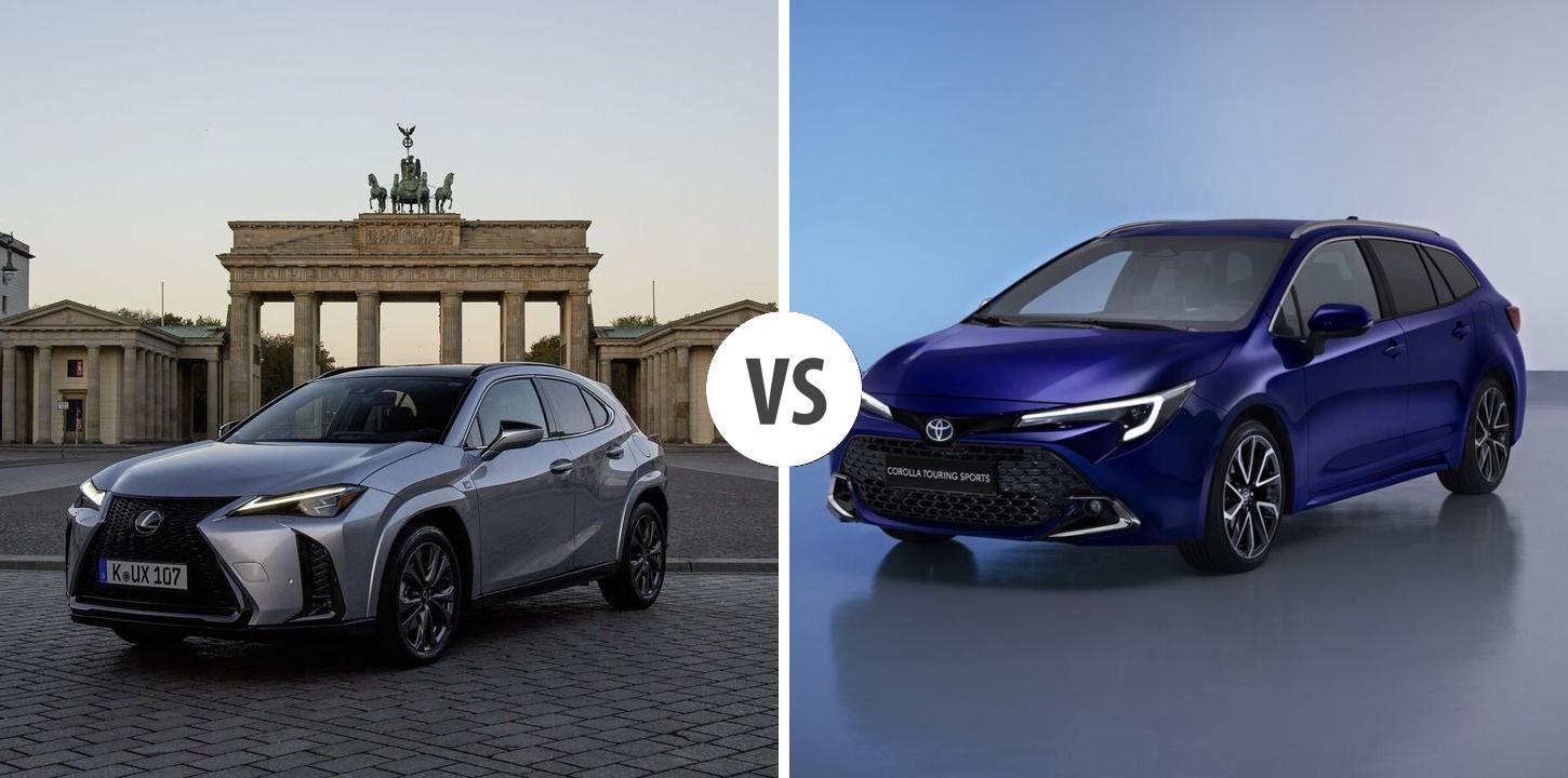 Lexus UX VS Toyota Corolla Touring Sports Autovergleich | AUTOGOTT.DE