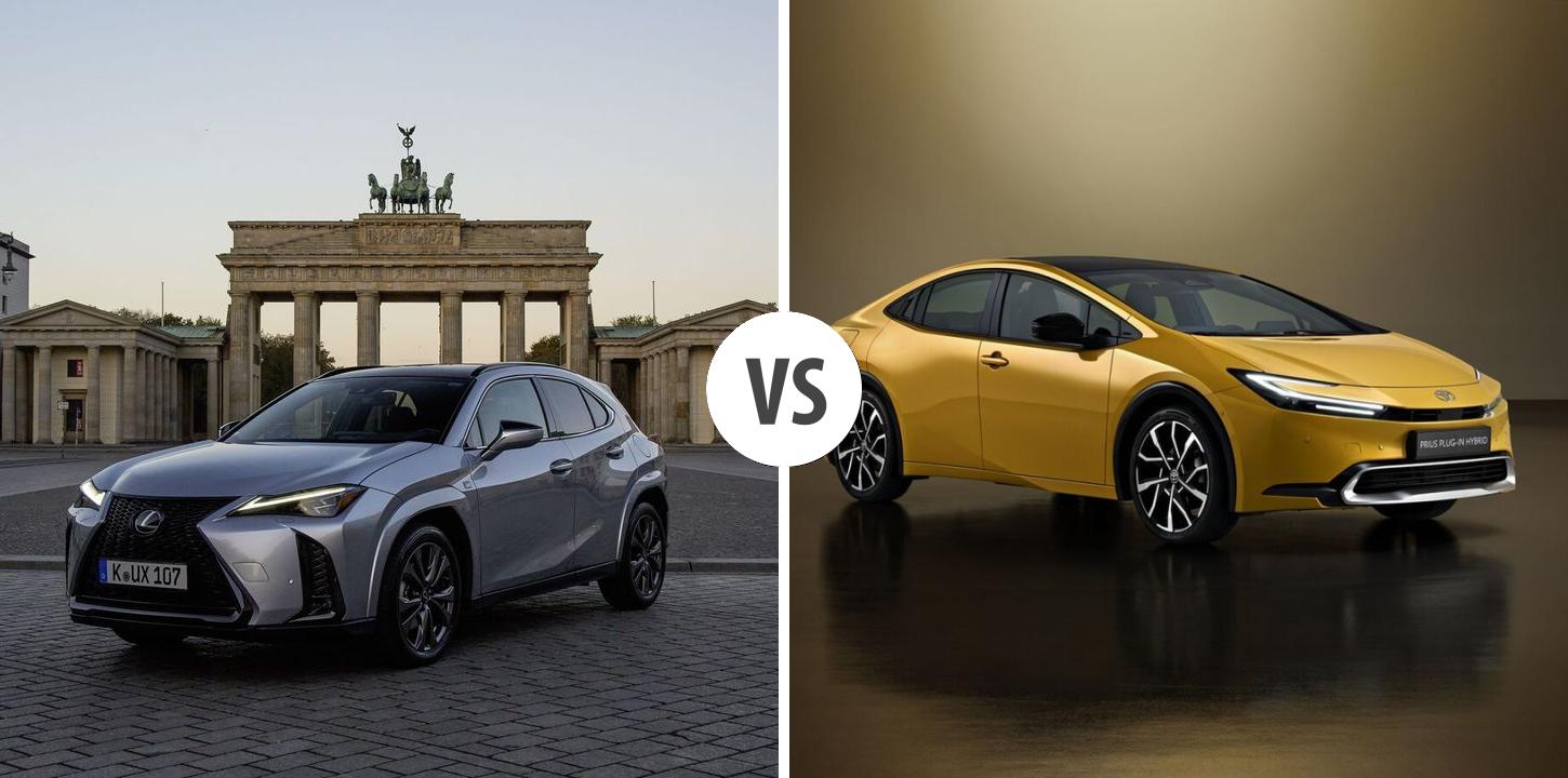 Lexus UX VS Toyota Prius – Vergleiche Preise, Leistung, Kofferraum ...