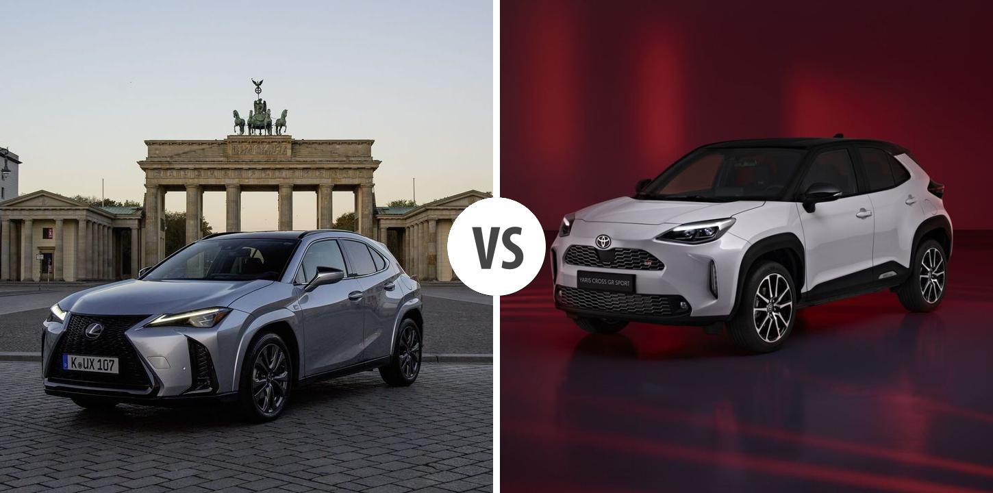 Lexus UX VS Toyota Yaris Cross Autovergleich | AUTOGOTT.DE