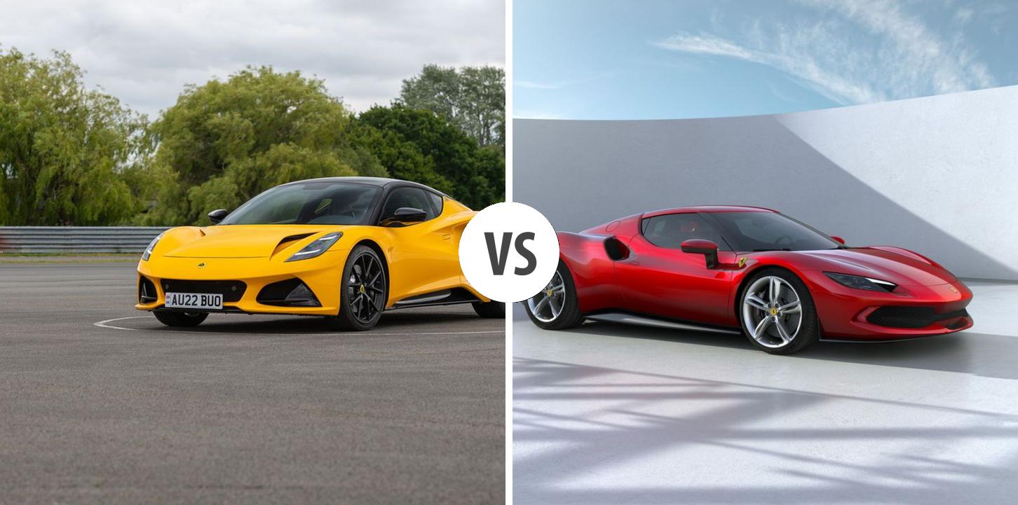 Lotus Emira VS Ferrari 296 Coupé – Vergleiche Preise, Leistung ...