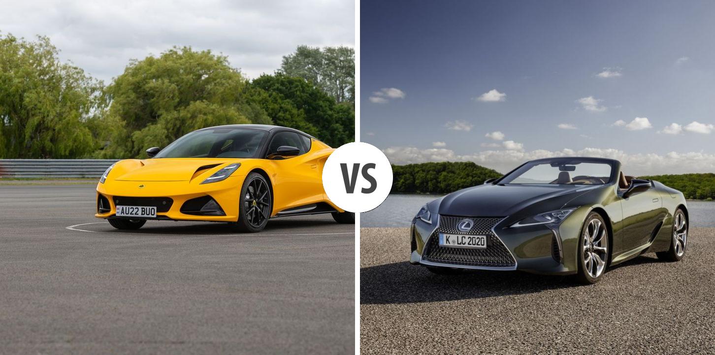 Lotus Emira VS Lexus LC Cabriolet – Vergleiche Preise, Leistung ...