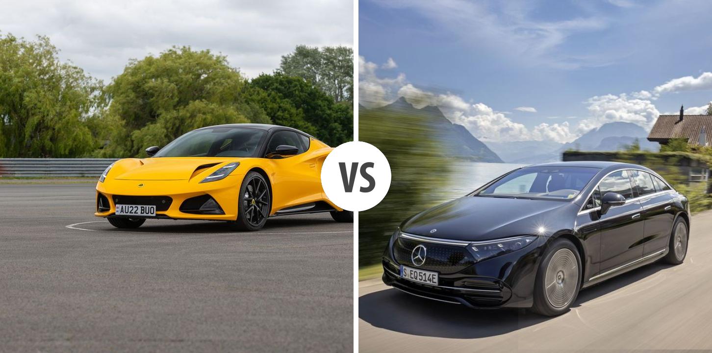Lotus Emira VS Mercedes EQS Limousine – Vergleiche Preise, Leistung ...