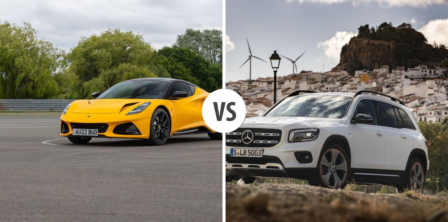 Lotus Emira VS Mercedes GLB Elektro – Vergleiche Preise, Leistung ...
