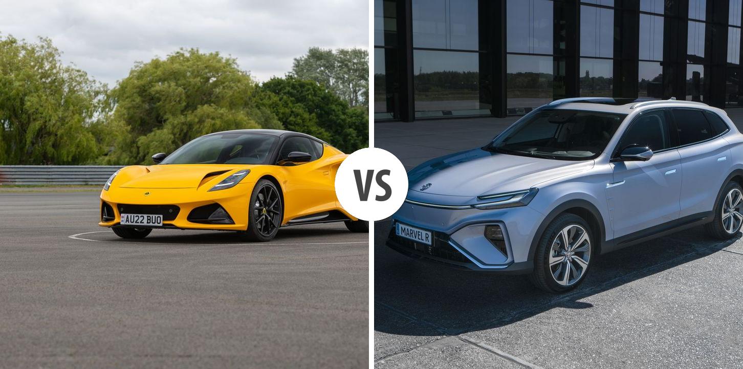 Lotus Emira VS MG Marvel R – Vergleiche Preise, Leistung, Kofferraum ...