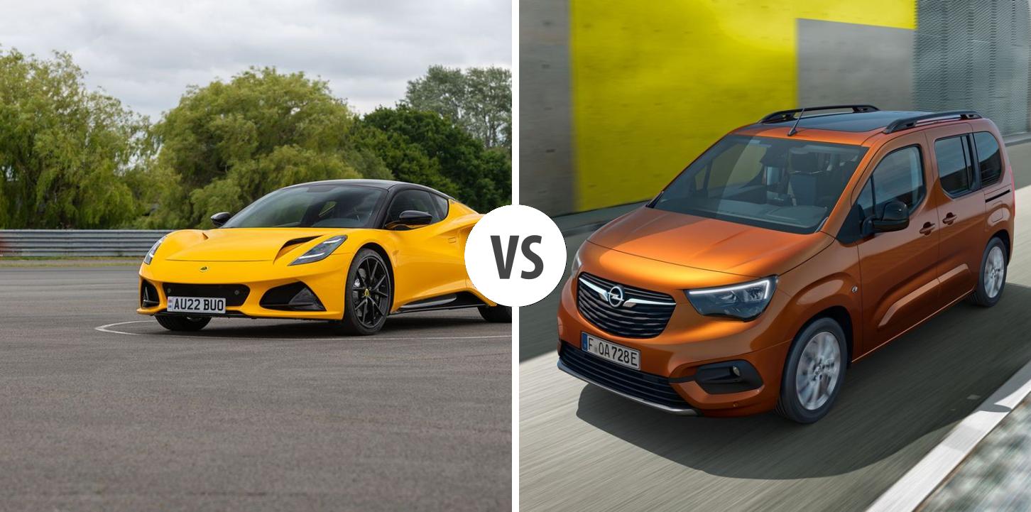 Lotus Emira VS Opel Combo Life Electric MPV – Vergleiche Preise ...