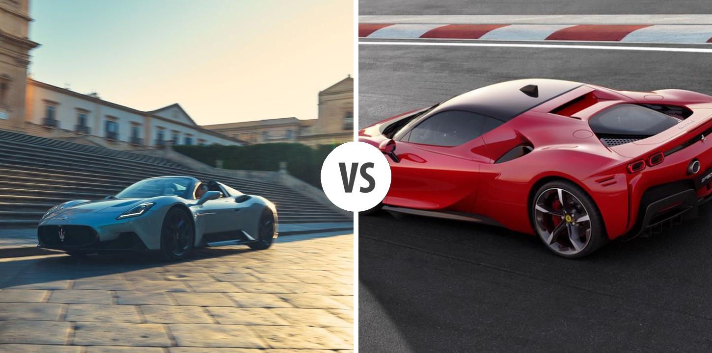 Maserati MC20 Cabriolet VS Ferrari SF90 Coupe – Vergleiche Preise ...