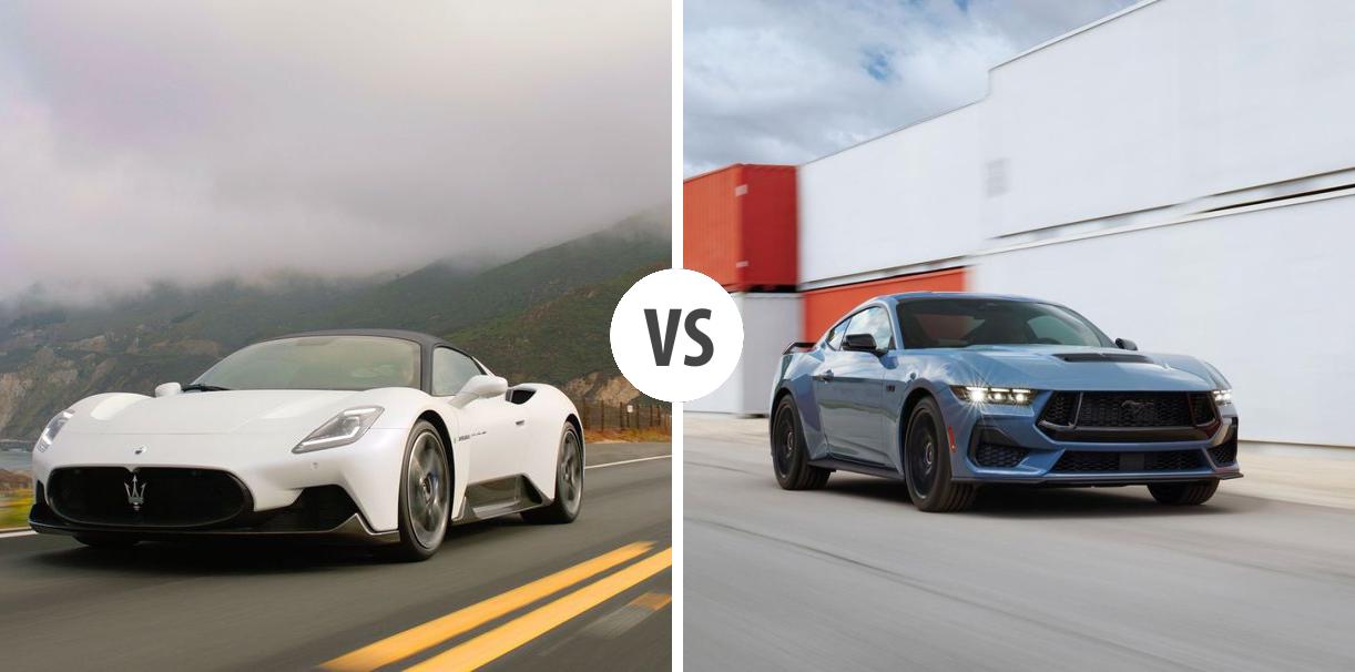 Maserati MC20 VS Ford Mustang Fastback – Vergleiche Preise, Leistung ...