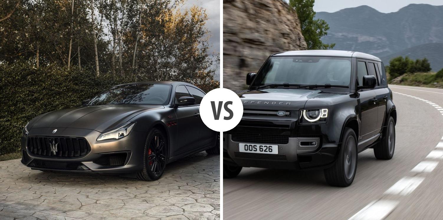 Maserati Quattroporte VS Land Rover Defender Autovergleich | AUTOGOTT.DE