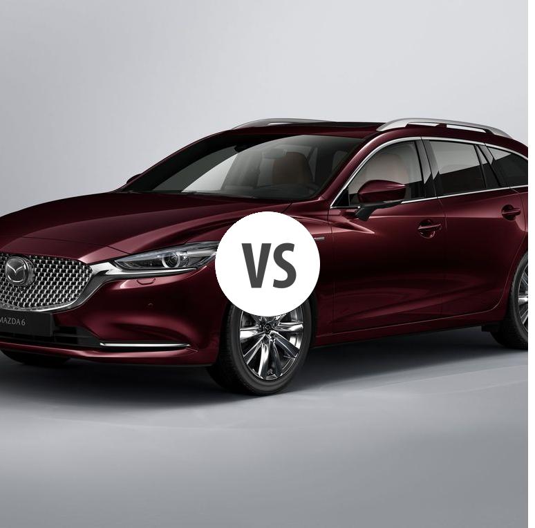 Mazda 6 Kombi VS Audi A6 e-tron Avant Autovergleich | AUTOGOTT.DE