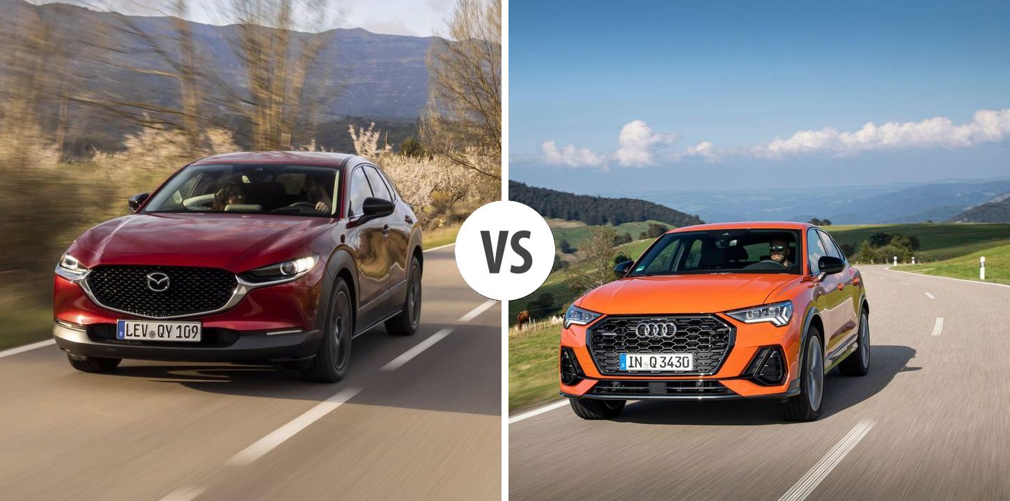 Mazda CX-30 VS Audi Q3 Sportback – Vergleiche Preise, Leistung, Kofferraum & Ausstattungen ...