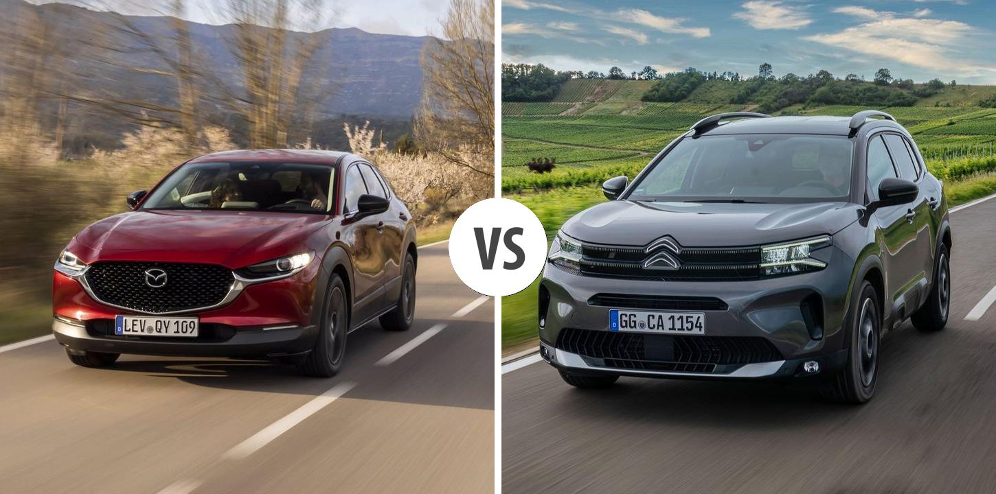 Mazda CX-30 VS Citroën C5 Aircross – Vergleiche Preise, Leistung ...
