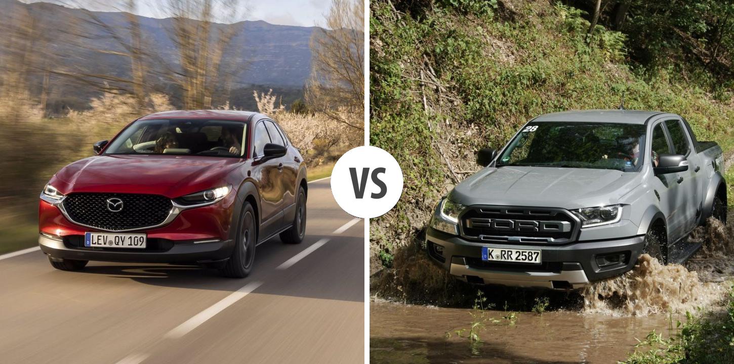 Mazda CX-30 VS Ford Ranger – Vergleiche Preise, Leistung, Kofferraum ...