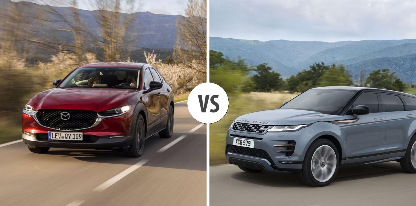 Mazda CX-30 VS Land Rover Range Rover Evoque – Vergleiche Preise, Leistung, Kofferraum ...
