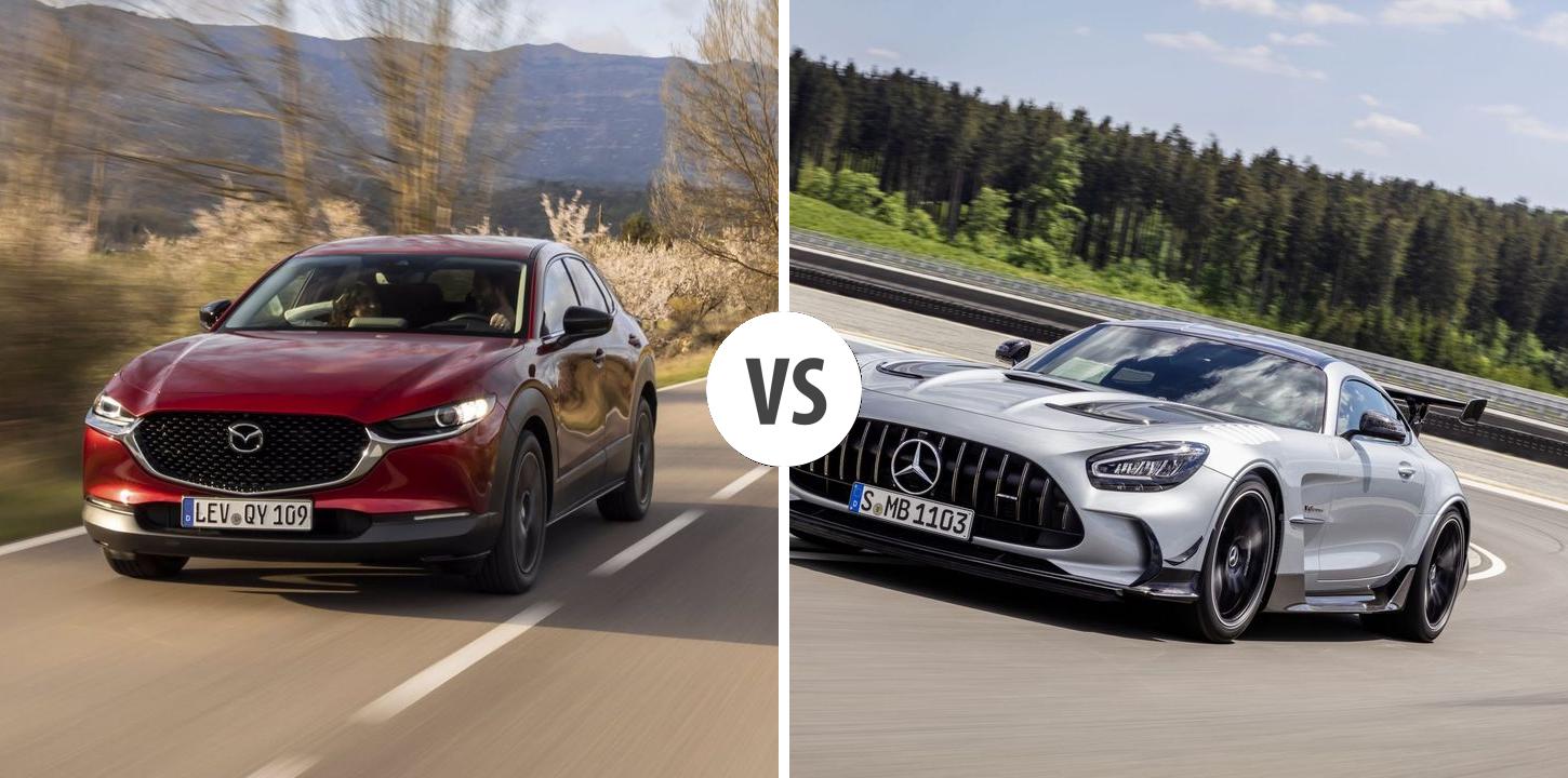 Mazda CX-30 VS Mercedes AMG GT Coupé – Vergleiche Preise, Leistung ...