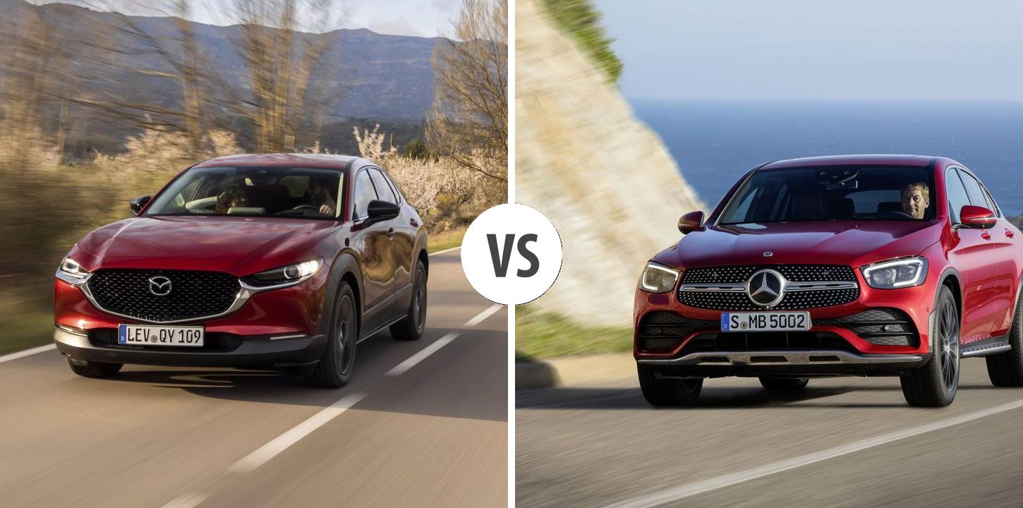 Mazda CX-30 VS Mercedes GLC Coupé – Vergleiche Preise, Leistung ...