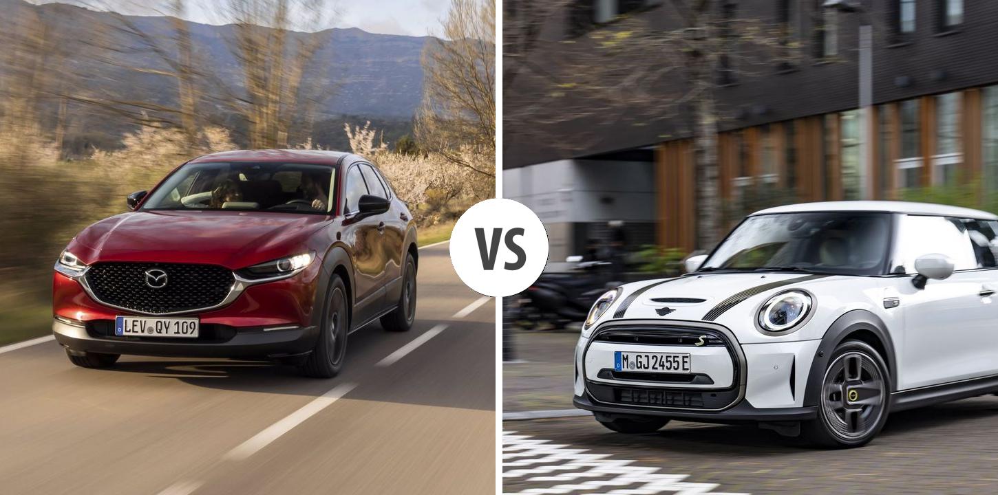 Mazda CX-30 VS Mini Cooper Electric – Vergleiche Preise, Leistung ...