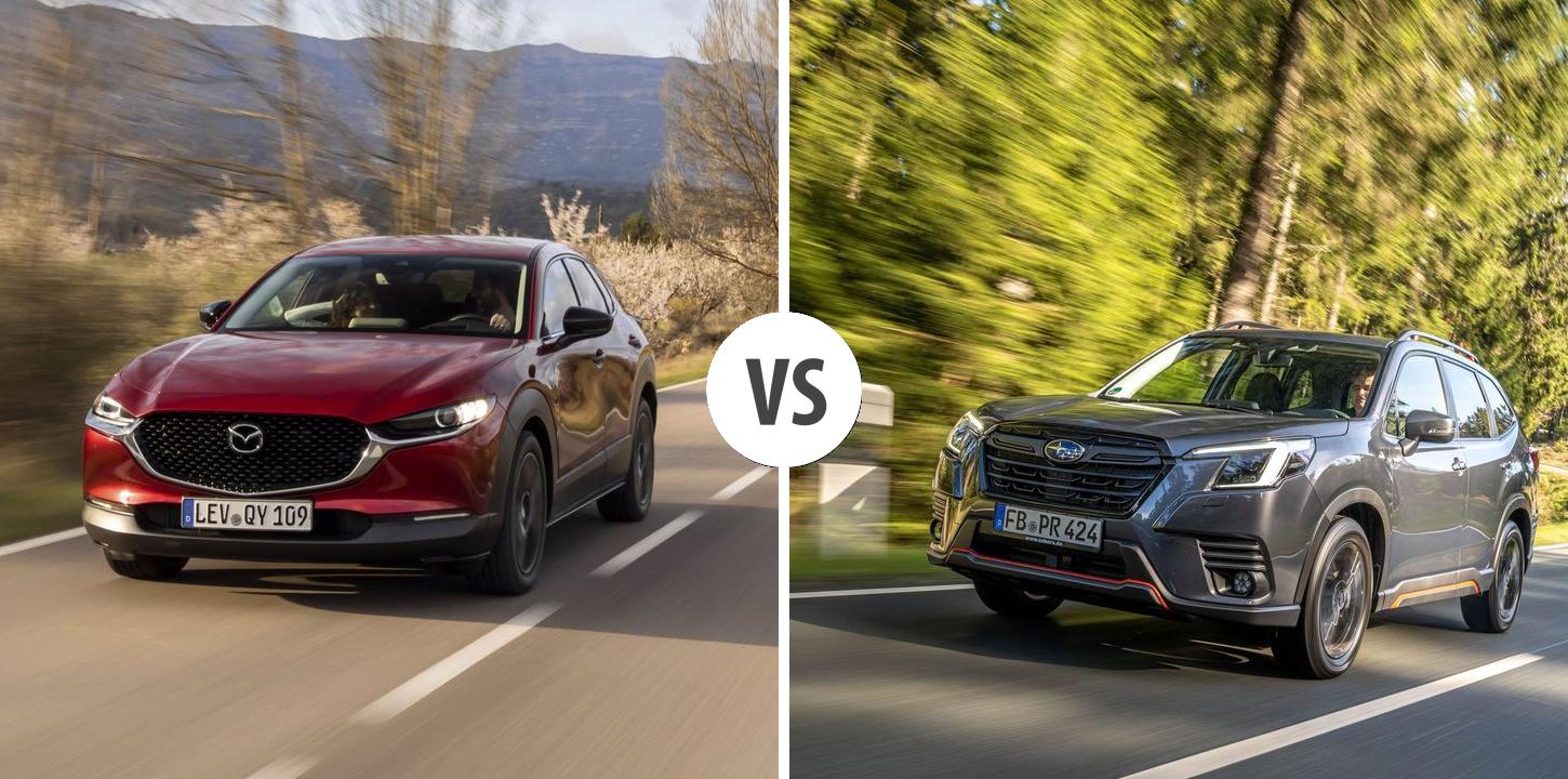 Mazda CX-30 VS Subaru Forester – Vergleiche Preise, Leistung ...