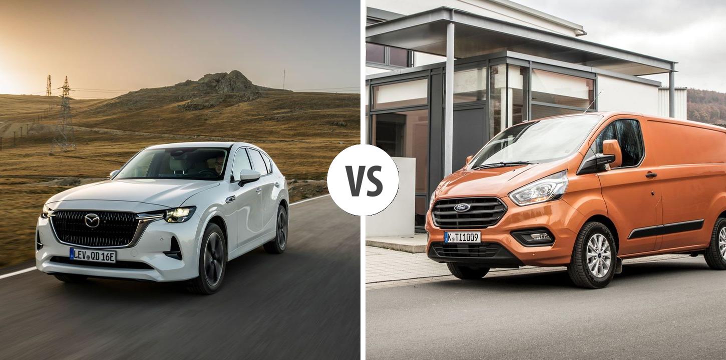 Mazda CX-60 VS Ford Transit Custom Transporter – Vergleiche Preise ...